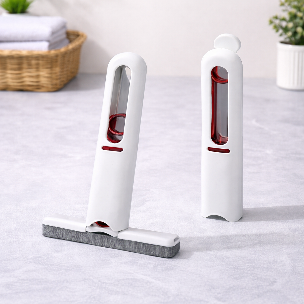 Mini Mop – Compact Handheld Cleaning Mop with Built-In Squeezer - Habitt